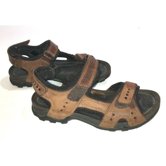 Ecco | Shoes | Ecco Womens Gym Brown Leather Sandel 55536 Eu | Poshmark